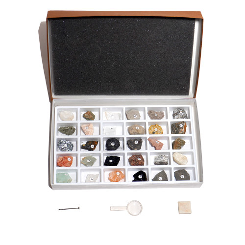 Rock and Mineral Samples Box Kit | Home Science Tools