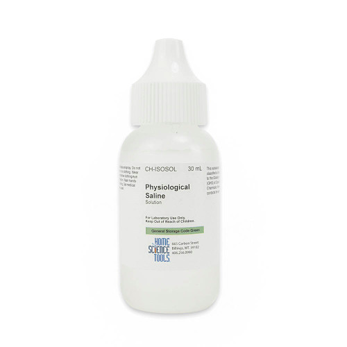 Isotonic solution, 0.9% saline, 30mL