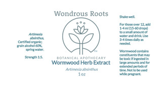 Wormwood Herb Extract - Wondrous Roots
