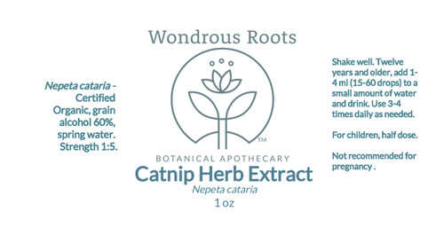 Catnip Herb Extract - Wondrous Roots