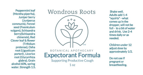 Expectorant Formula - Wondrous Roots