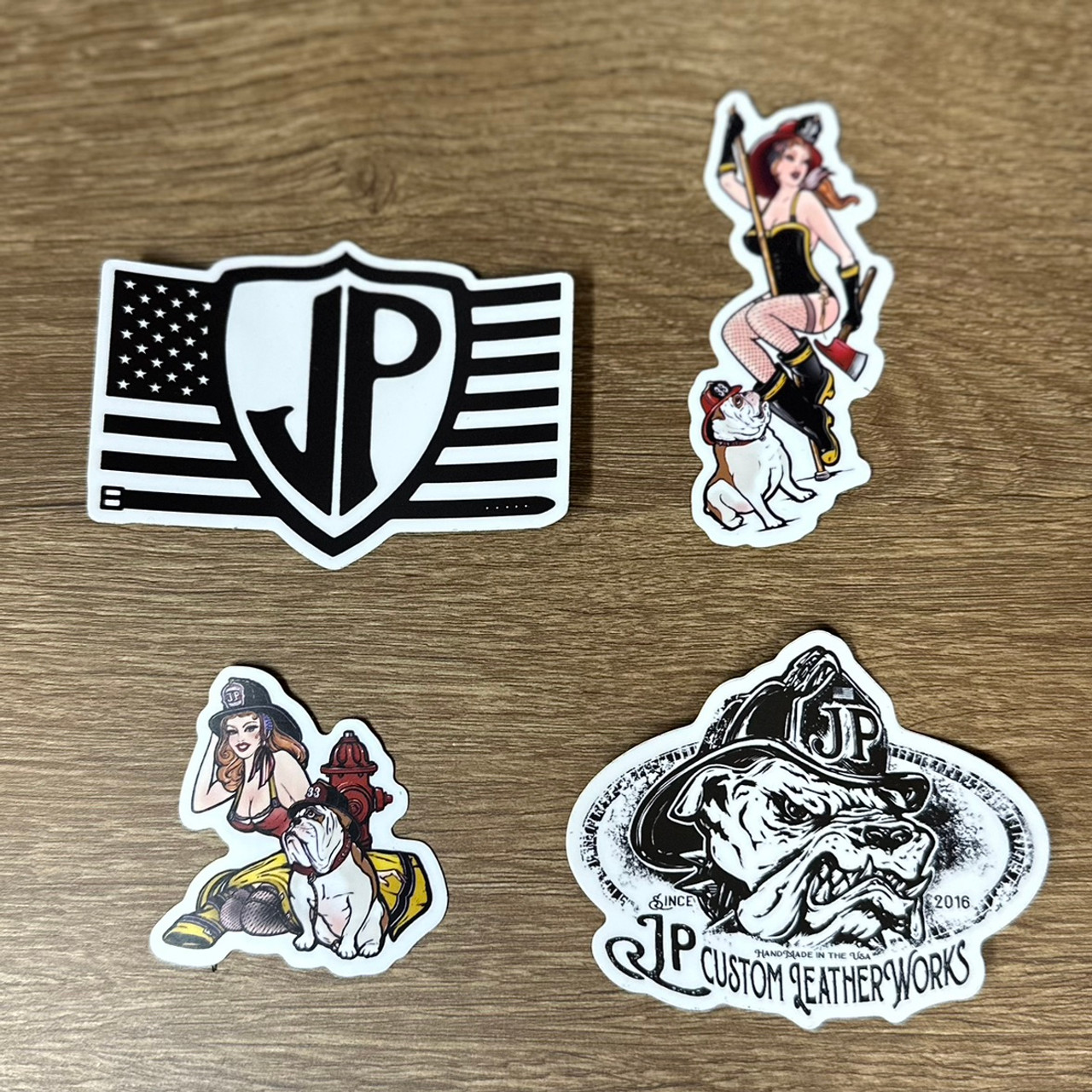 JP Sticker Set - JP Custom Leatherworks