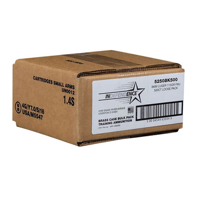 380 AUTO 95GR FULL METAL JACKET 500/BOX 105001247 - Frisco Guns