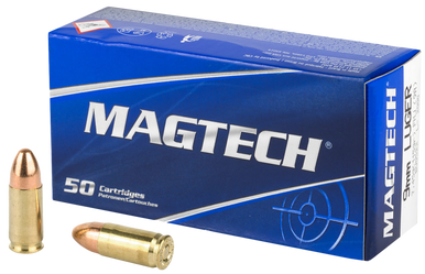 Magtech 9A Range/Training 9mmLuger 115gr Full Metal Jacket 50 Per Box ...
