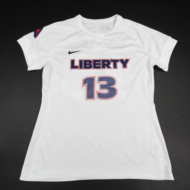 Liberty Flames Nike Practice Jersey - Soccer Women's White Used L 49