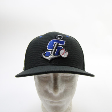 Stockton Ports New Era 59fifty Fitted Hat Unisex Black Used 7-1/2-HATS ...