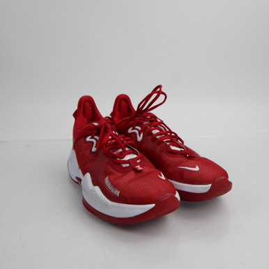 Nike PG Basketball Shoe Men's Red/White Used 10.5-SHOE-013837