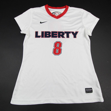 Liberty Flames Nike Dri-Fit Practice Jersey - Soccer Women's White/Red ...