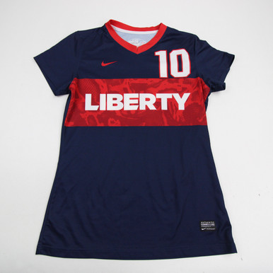 Liberty Flames Nike Practice Jersey - Soccer Women's Navy/Red Used M ...