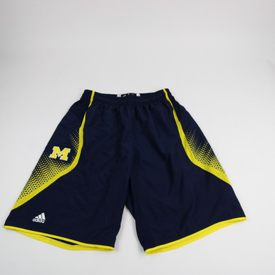 Michigan Wolverines adidas Game Shorts Men's Navy/Yellow Used 2XLT-SHOR ...