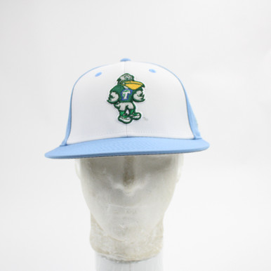Tulane Green Wave The Game Fitted Hat Unisex White/Light Blue New-HATS ...
