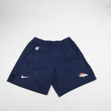 Denver Broncos Nike NFL On Field Practice Shorts Men's Navy Used-SHOR ...