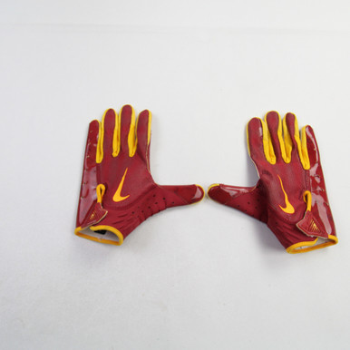 USC Trojans Nike Vapor Jet Gloves - Receiver Men's Dark Red/Gold Used ...