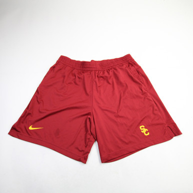 USC Trojans Nike Dri-Fit Practice Shorts Men's Crimson Used L-SHOR-034418