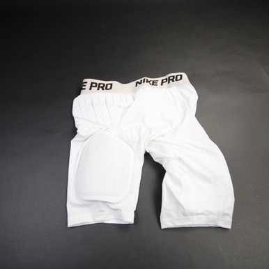 Nike Pro Dri-Fit Padded Compression Shorts Men's White New without Tags ...