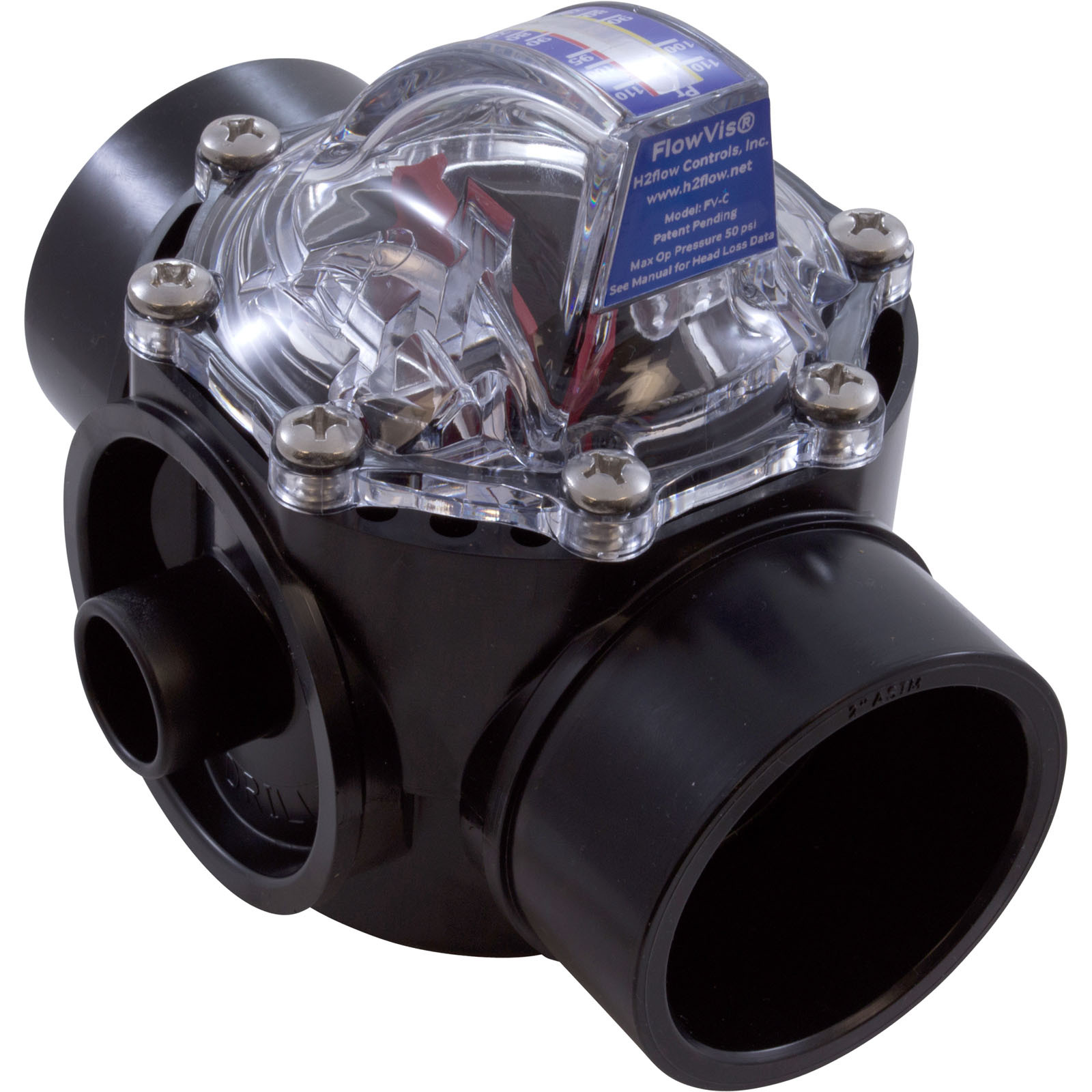 Flow Meter Check Valve FlowVis 2 S 2-1/2 Spg FV-C