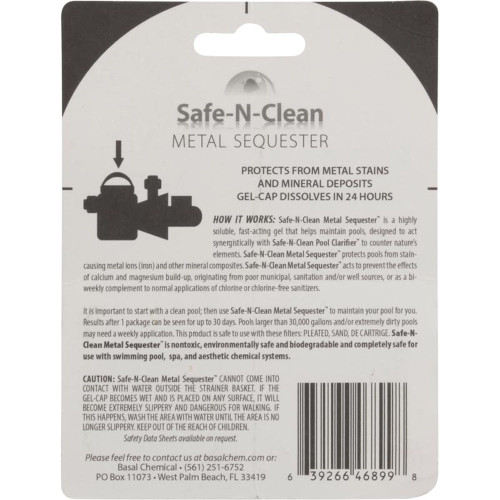 Metal Sequester Safe-N-Clean Pools Metal Sequester