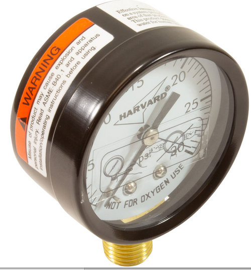 30 PSI Pressure Gauge 17-588-1000 Bottom Mount