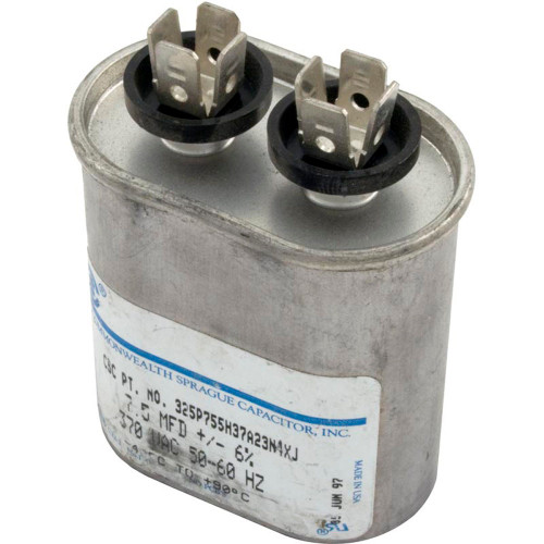 Run Capacitor 7.5 MFD 370v 2" x 2-5/8" oval 628316-312