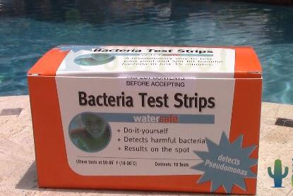 Watersafe Bacteria Test Strips Pool Spa 10 Pack WS-359BP