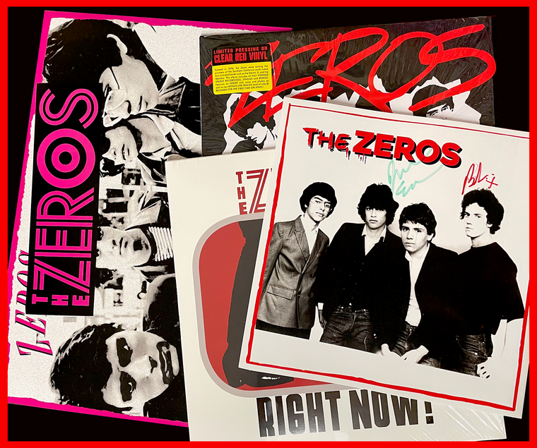 ZEROS- SET #1 - So Cal 1977 punk legends! 2LP BANG/BOMP VINYL SET W ...