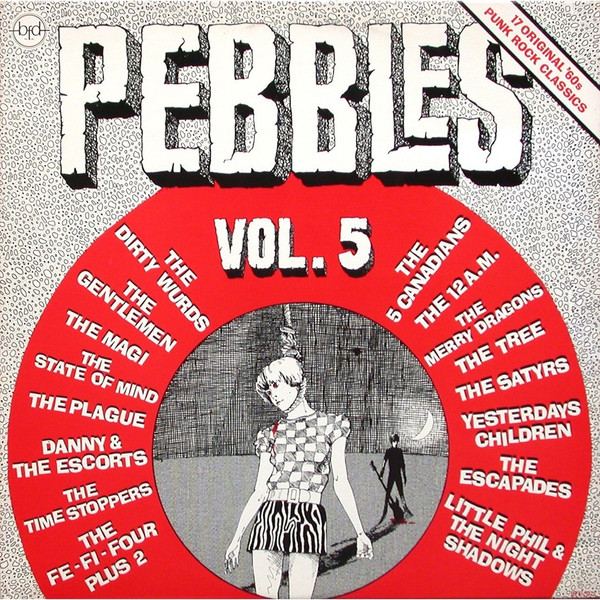 PEBBLES - Vol 05 (RARE 60s GARAGE PSYCH) Comp LP - Bomp Records