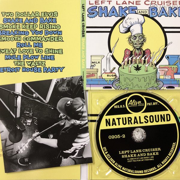 LEFT LANE CRUISER - Shake and Bake with 6 page booklet- CD - Bomp Records
