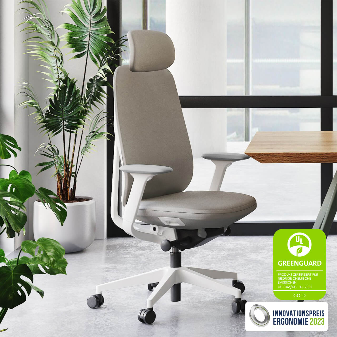 Bürostuhl neu definiert: ofinto ® Cloud | Schwereloses Sitzen mit Stil