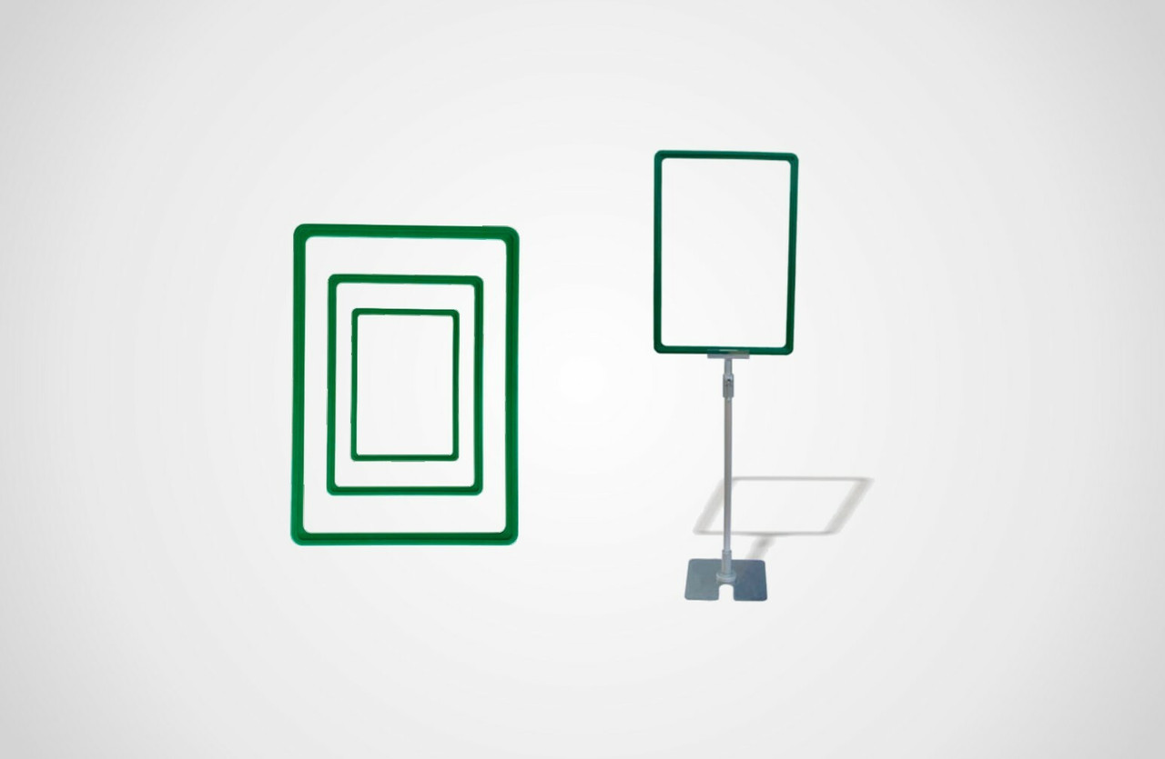 Plastic Frame Stand and Accessories - Retail Display Direct
