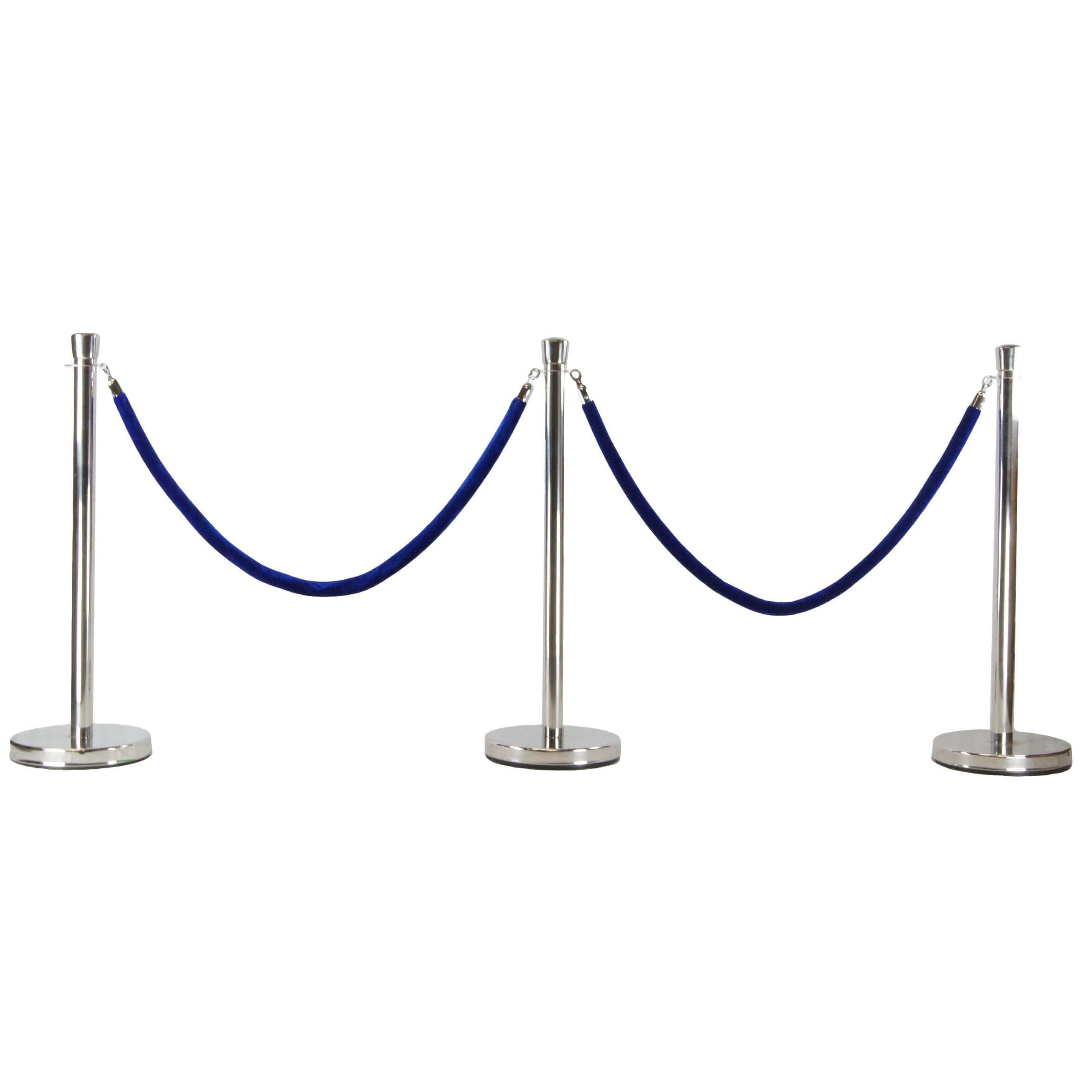 Rope Barrier and Rope Bollards for Queue Control