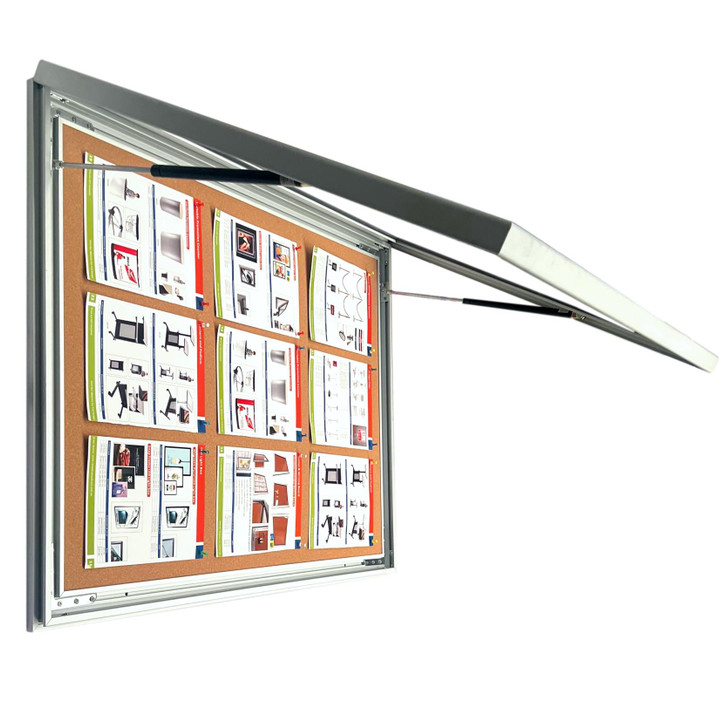 Lockable outdoor notice board for sale