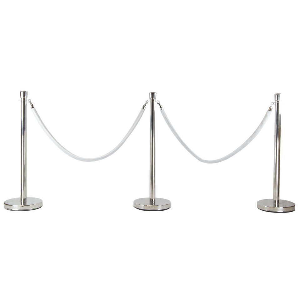 Rope Barrier and Rope Bollards for Queue Control