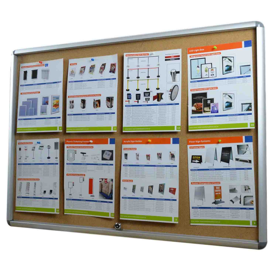 Lockable Notice Boards & Cabinets | Secure Display Boards