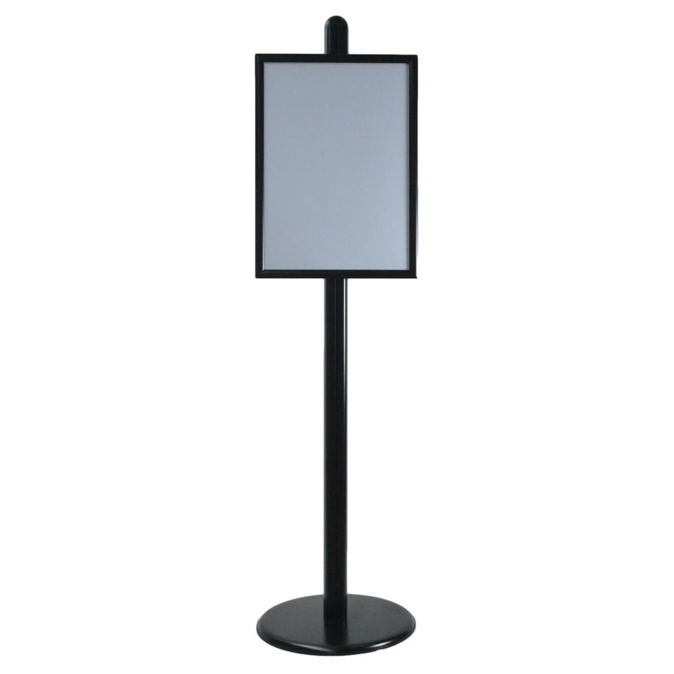 A4 Poster Display Stand in Stainless Steel