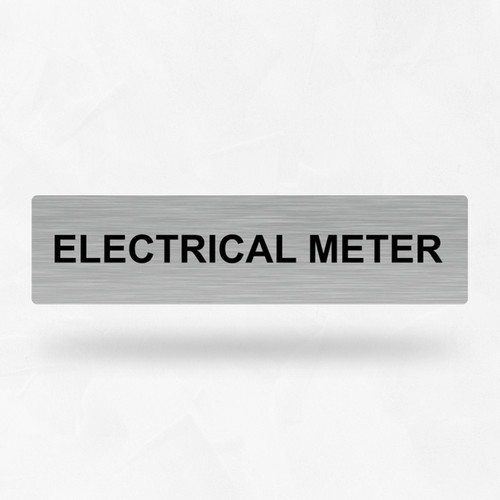Statutory Sign - Electrical Meter Sign
