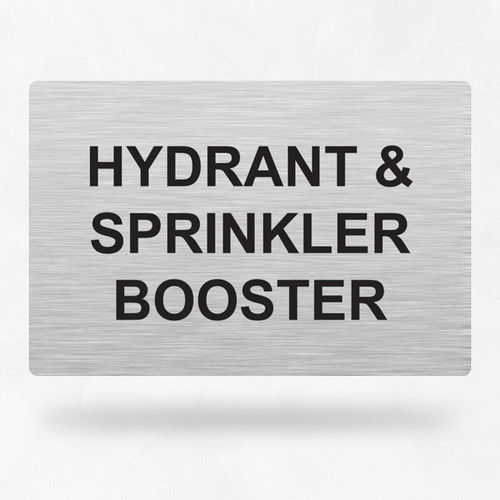 Statutory Sign - Hydrant & Sprinkler Booster Sign