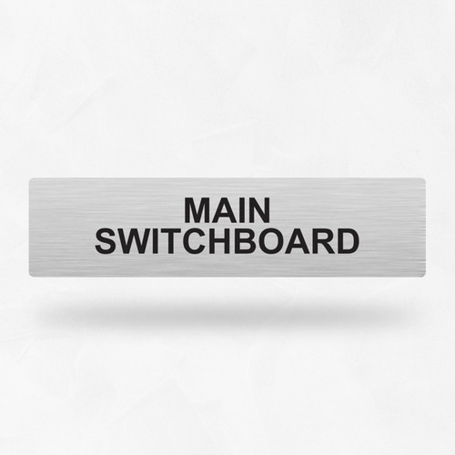 Statutory Sign - Main Switchboard Sign