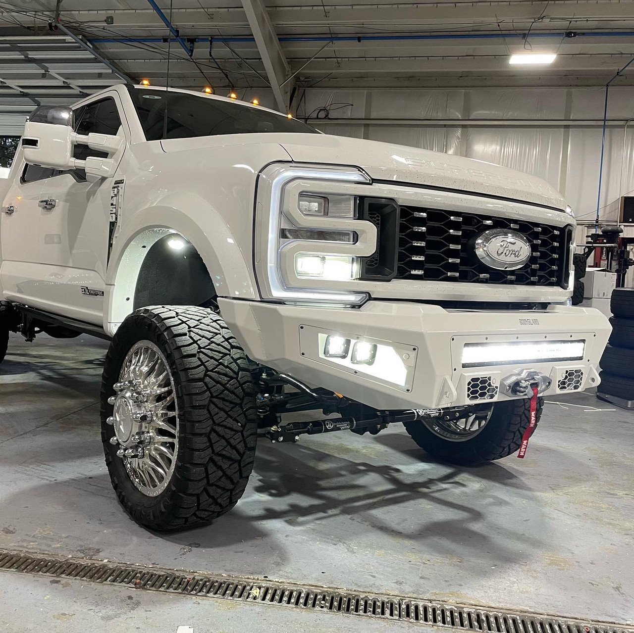 2023-2026 Ford F450-550 - A2 Series winch mount replacement bumper ...