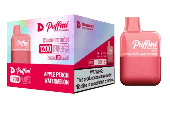 PUFFMI MESHBOX MINI 1200 Puffs-550mAH Prefilled Nicotine Disposable ...
