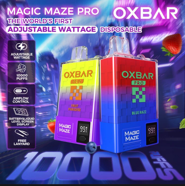 Explore Flavorful OXBAR MAGIC MAZE PRO 10K PUFFS VAPE