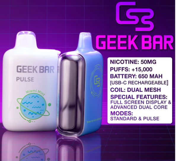 Geek Bar Pulse 15000: Cutting-Edge Disposable Vape with LED Screen ...