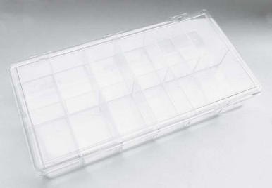PLASTIC STORAGE BOX - 12 PARTITIONS - GRIFFEN'S CLOCK PARTS AND ...