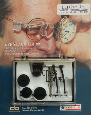 EYE LOUPES DOUBLE LENS DONEGAN - GRIFFEN'S CLOCK PARTS AND SUPPLIES LLC