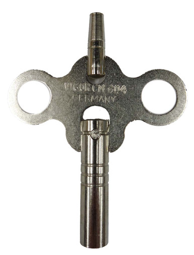 DOUBLE END NI KEY SIZE 4 GERMAN - GRIFFEN'S CLOCK PARTS AND SUPPLIES LLC
