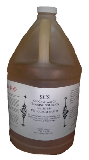 SCS CLOCK & WATCH CLEANING SOLUTION - GRIFFEN'S CLOCK PARTS AND ...