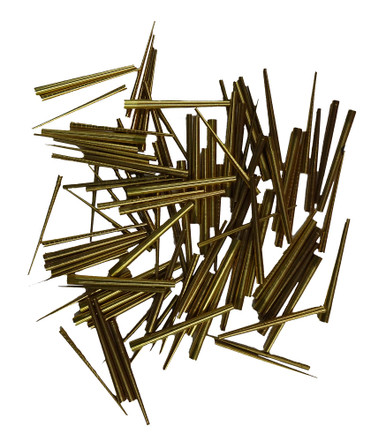 TAPERED BRASS 1" PIN ASSORTMENT - 100 PACK - GRIFFEN'S CLOCK PARTS AND ...
