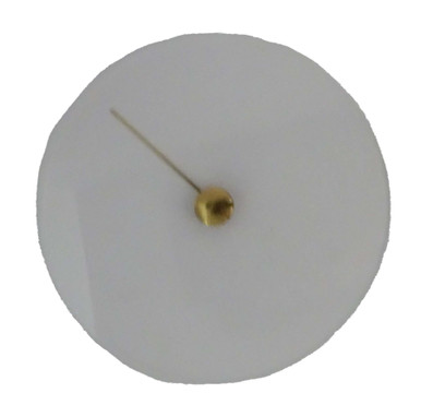 BAROMETER FLAT GLASS 4 9/16" GOLD POINTER