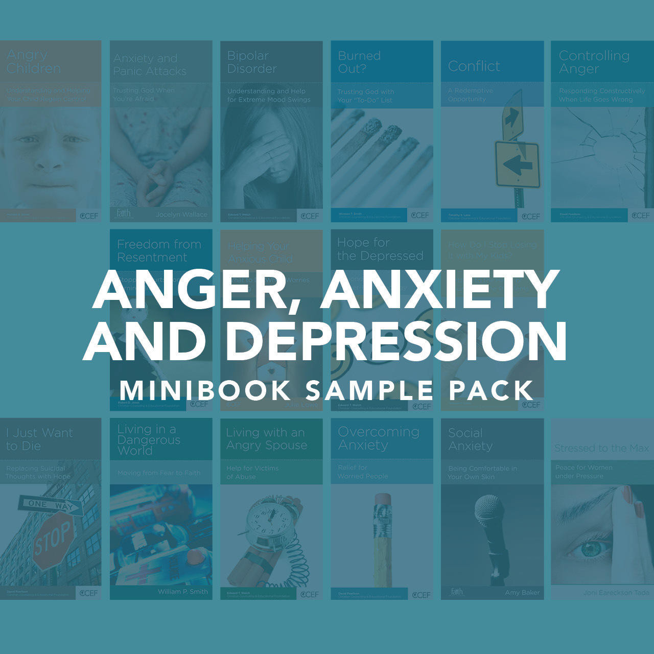 Buy Anger, Anxiety, & Depression Minibook Sample Pack by New Growth Press