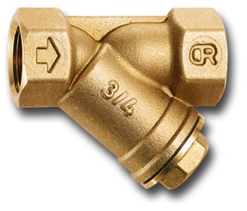 40mm DR Brass "Y" Strainer with Stainless Steel Mesh Screen