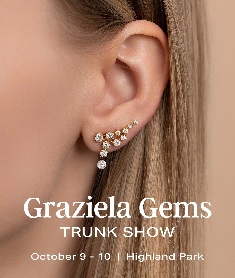 Graziela Gems Trunk Show Oct. 9-10 in Highland Park - Razny Jewelers